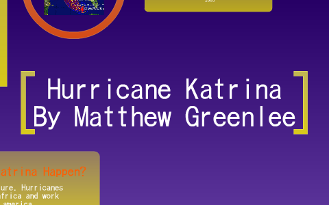 Hurricane Katrina by Matthew Greenlee on Prezi