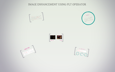 IMAGE ENHANCEMENT USING PLT OPERATOR by Hardik Gupta on Prezi