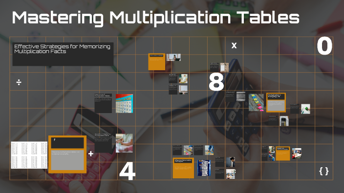 Mastering Multiplication Tables by Ольга ШОВ on Prezi