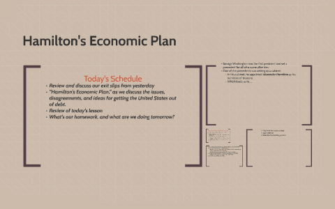Hamilton's Economic Plan by on Prezi
