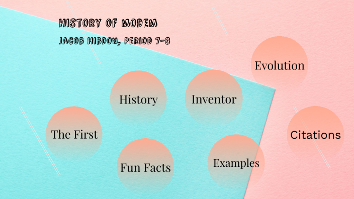 History of Modem by Jacob Hibdon on Prezi