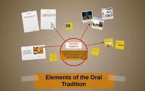 Elements of the Oral Tradition by Steve Van Wyk on Prezi