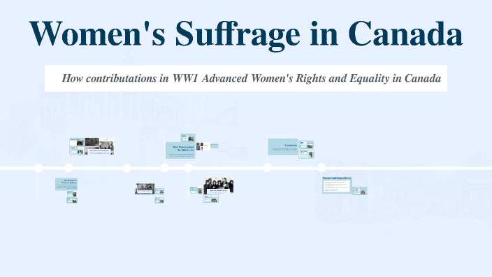 The Impact of Women's Suffrage in Canada by Sara Rajani on Prezi