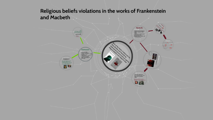 Religious beliefs violations in the works of Frankenstein and Macbeth ...