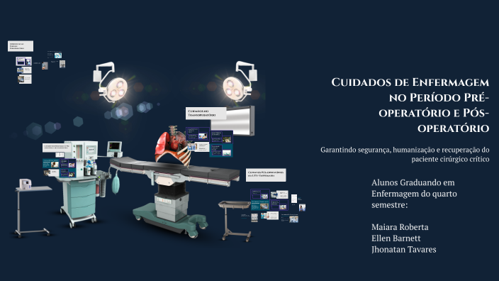 Cuidados de Enfermagem no Período Pré-Operatório e Pós-operatório em ...
