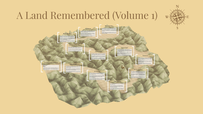 A Land Remembered (Volume 1) by Corey Richey on Prezi