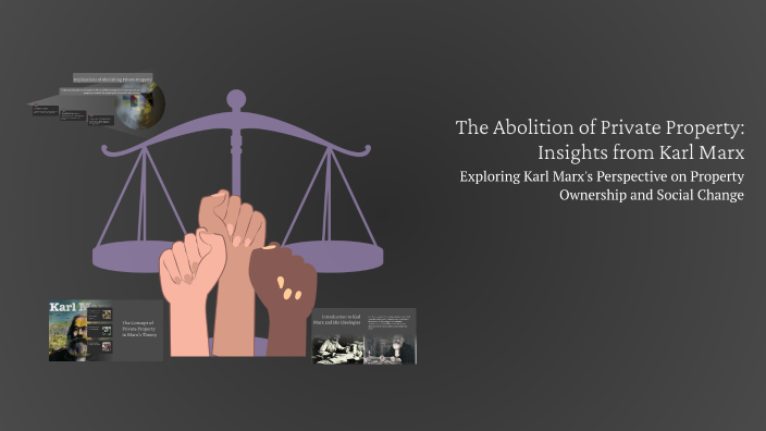 The Abolition of Private Property: Insights from Karl Marx by Sante ...