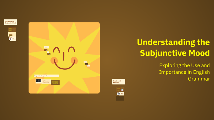 Understanding the Subjunctive Mood by Алина Трачук on Prezi