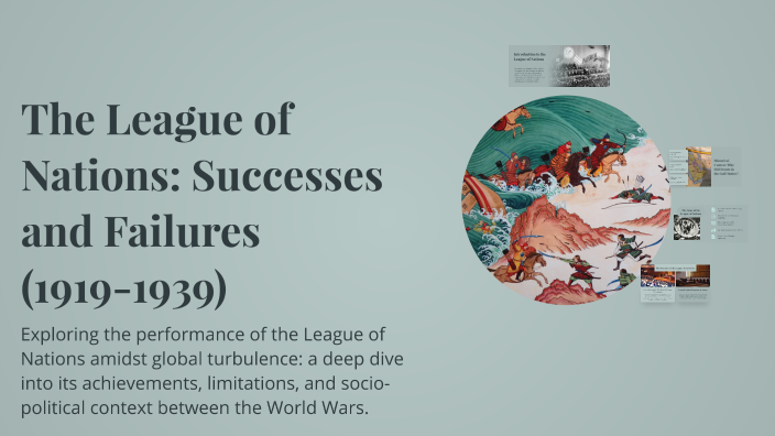 The League of Nations: Successes and Failures (1919-1939) by Diti ...