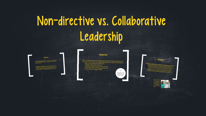 Non-directive vs. Collaborative Supervisory Behaviors by Zane Watson on ...