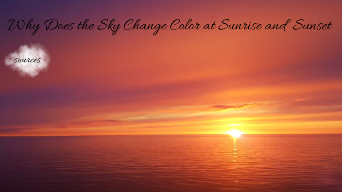 Why Does the Sky Change Color at Sunrise and Sunset by Maddox Flowers ...