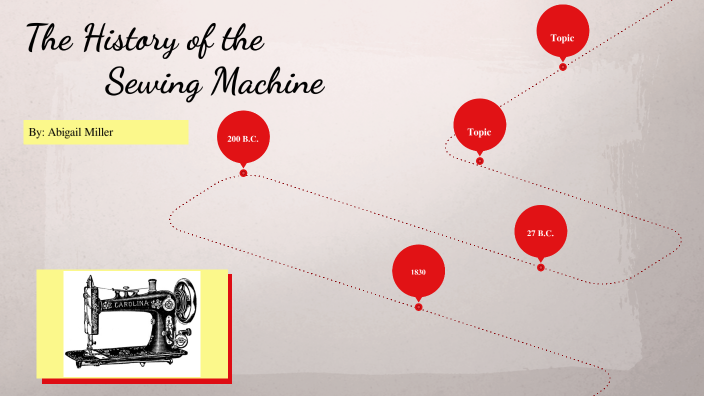 The History of Sewing Machines by abby miller on Prezi