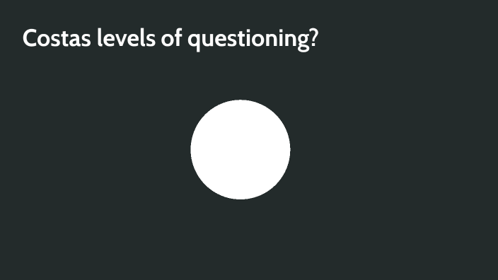 Costas levels of questioning by Gianah Flores on Prezi