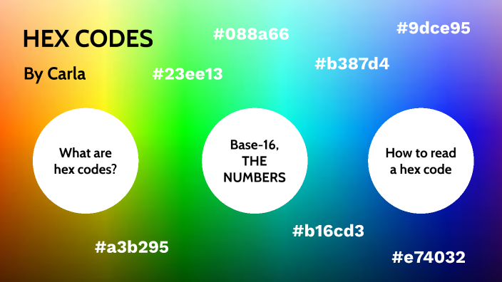 HEX CODES by Carla Bueno on Prezi