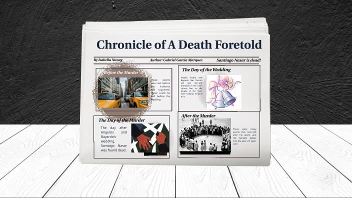 Chronicle of a Death Foretold Timeline by Isabella Nunag on Prezi