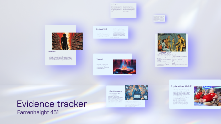 Evidence tracker by Owen Anderson on Prezi