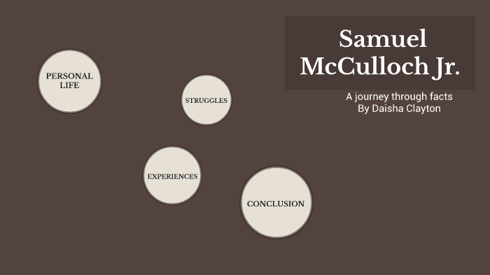 Samuel McCulloch Jr. by Daisha Clayton on Prezi