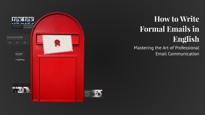 How to Write Formal Emails in English by subayil subayil on Prezi