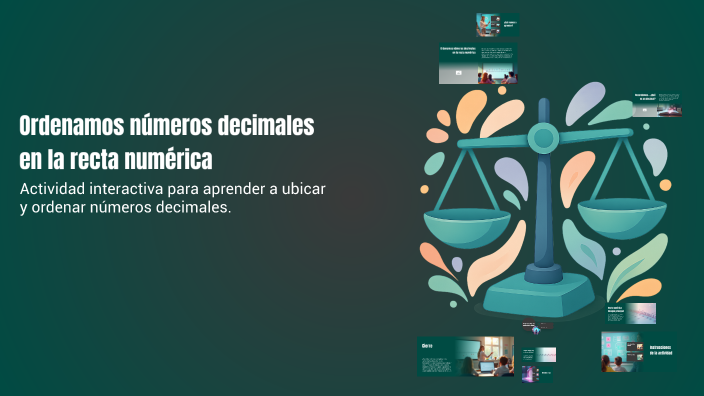 Ordenamos números decimales en la recta numérica by Romer L. Feliz on Prezi