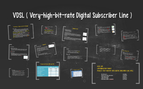 VDSL ( Very-high-bit-rate Digital Subscriber Line ) by Adila Payarin on ...