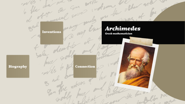 The life and works of Archimedes and his role in the protection of ...