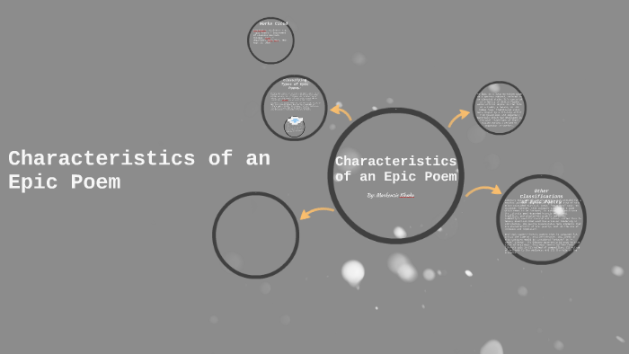 Characteristics of an Epic Poem by Kenzie Klouda on Prezi