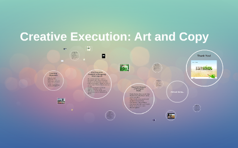 Creative Execution: Art and Copy by Tory Guilfoyle on Prezi