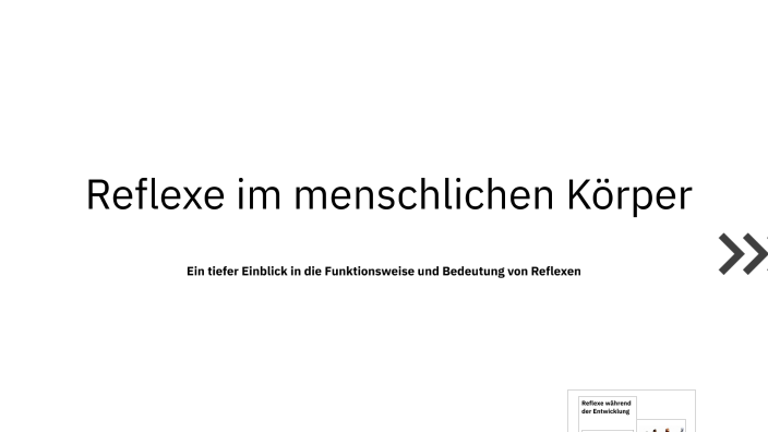 Reflexe im menschlichen Körper by nic bol on Prezi