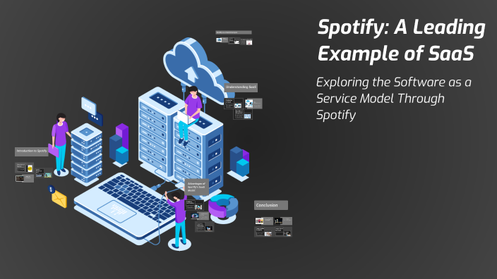 Spotify: A Leading Example of SaaS by Kimberly Lopez on Prezi