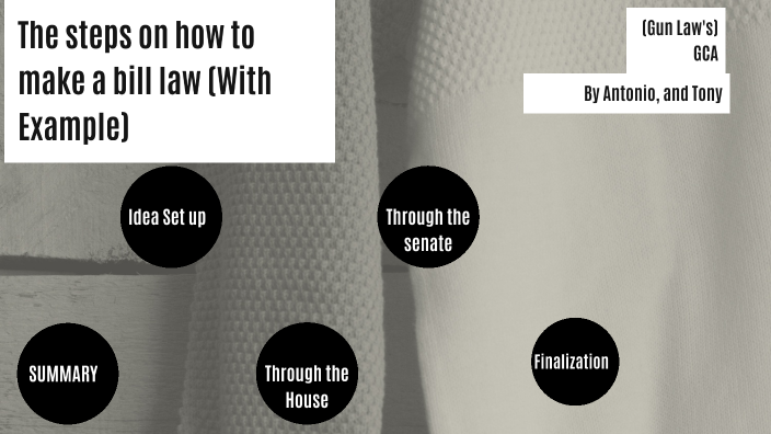 AP Government project (how a bill becomes a law) by TONY RUCH on Prezi