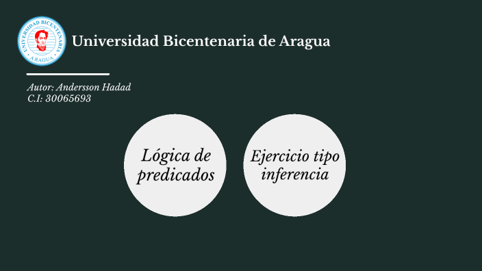 Lógica Predictiva by Andersson Alexander Hadad Valero on Prezi