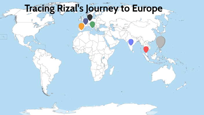 Tracing Rizal's Journey to Europe by John Myl Alinsonorin on Prezi