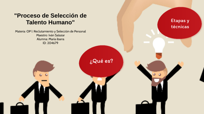 “el Proceso De Selección Del Talento Humano” By Maria Julia Ibarra
