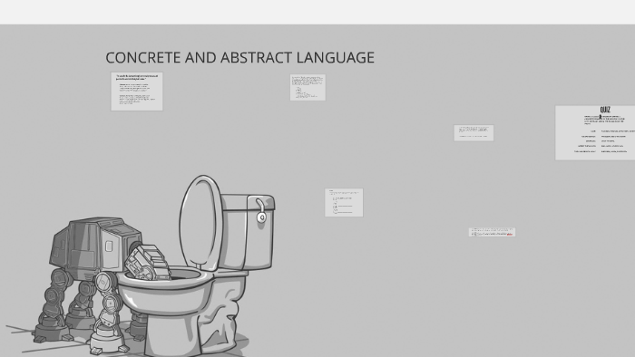 CONCRETE AND ABSTRACT LANGUAGE by Ian Sargent on Prezi