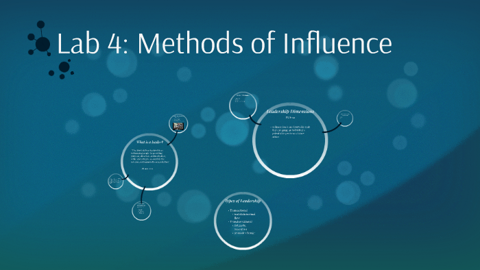 Lab 4: Methods of Influence by Marie Hunt on Prezi