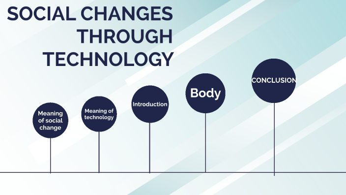 an example of social change by Axl Balmores