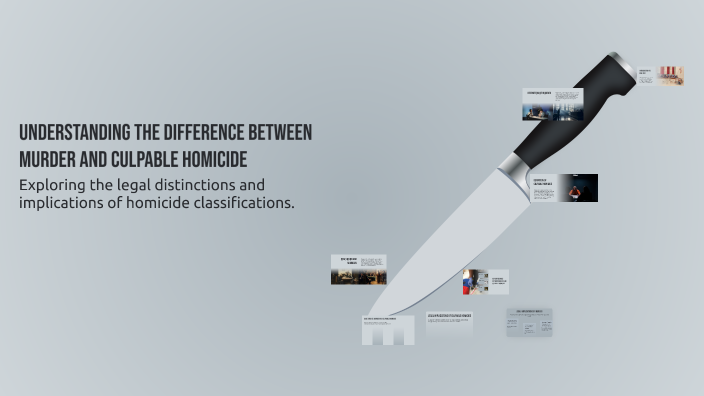 Understanding the Difference Between Murder and Culpable Homicide by ...