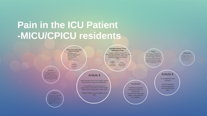 Pain in the ICU Patient by Ashlea Jones on Prezi