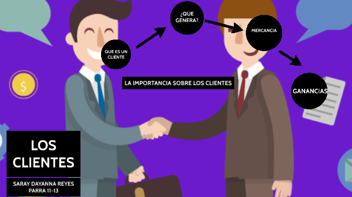IMPORTANCIA DE UN CLIENTE by Saray Dayanna Reyes Parra on Prezi