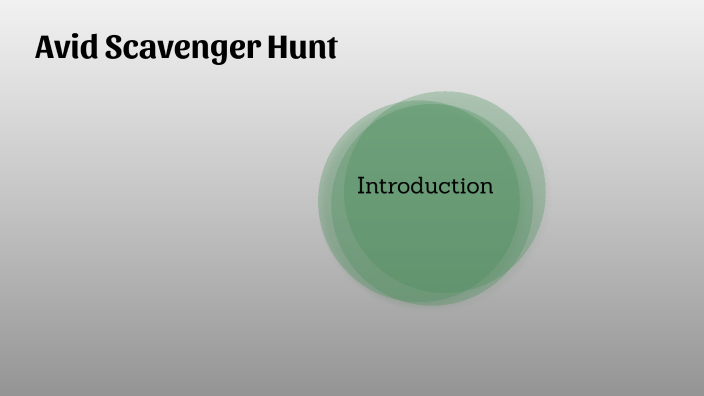 Avid Scavenger Hunt by Johanna Romero on Prezi