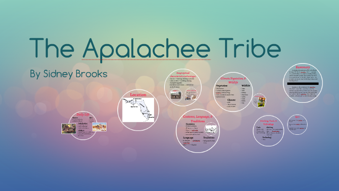 The Apalachee Tribe by Darrin Brooks on Prezi