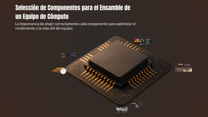 Selección de Componentes para el Ensamble de un Equipo de Cómputo by ...