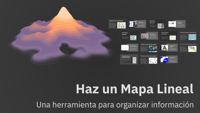 haz una mapa lineal para que yo pueda escribir informacion en él by ...