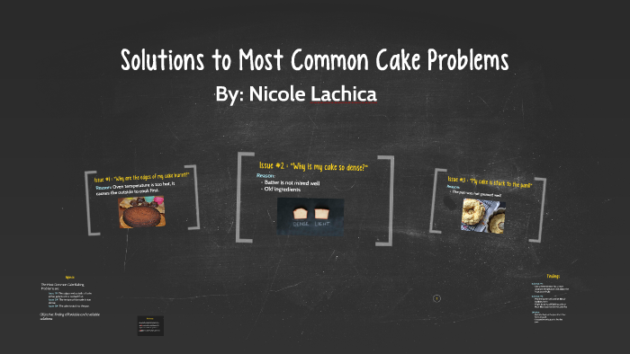 Solutions to Most Common Cake Problems by on Prezi