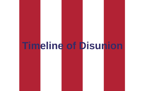 Timeline of Disunion by Peyton Flake on Prezi
