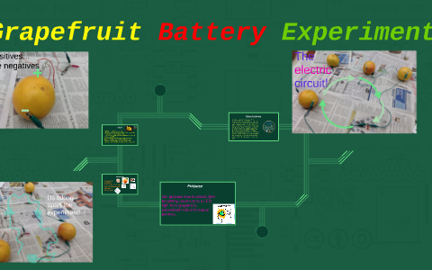 Grapefruit Battery Experiement by Maya Gupta on Prezi