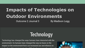 Impacts of Technology on Outdoor Environments by Madison legg on Prezi ...