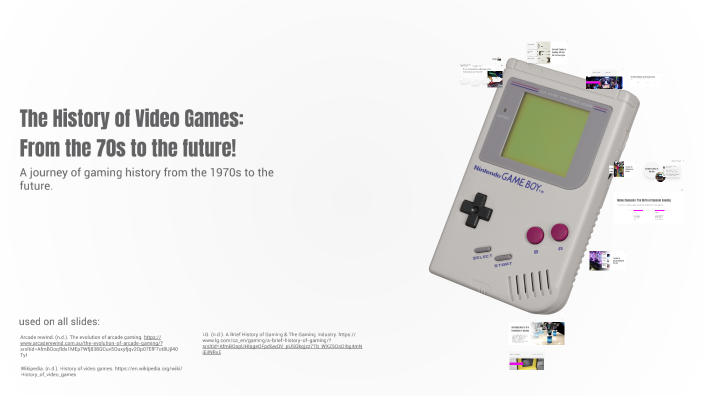 The Evolution of Games: From the 70s to the Future by Aaron Lopes on Prezi