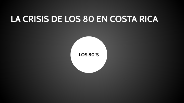 LA CRISIS DE LOS 80 EN COSTA RICA by Priscila Sequeira Cerna on Prezi