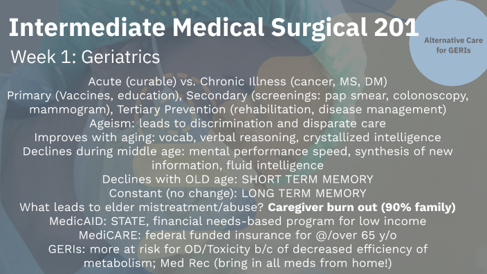 Intermediate Medical Surgical 201 by alzen marie on Prezi